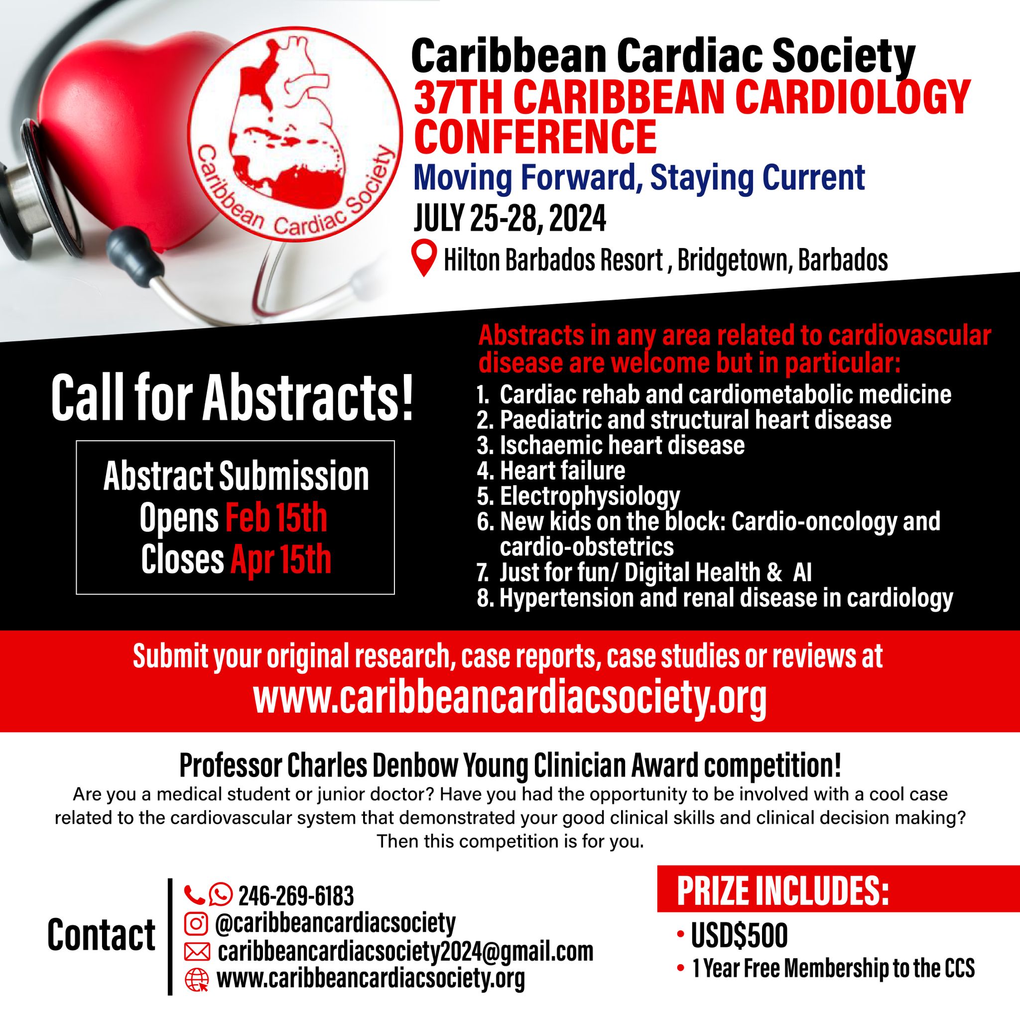 Call for Abstracts! – Caribbean Cardiac Society